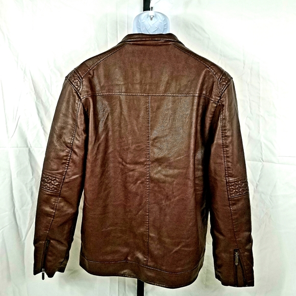American Breed | Jackets & Coats | American Breed Pleather Mens Bomber ...